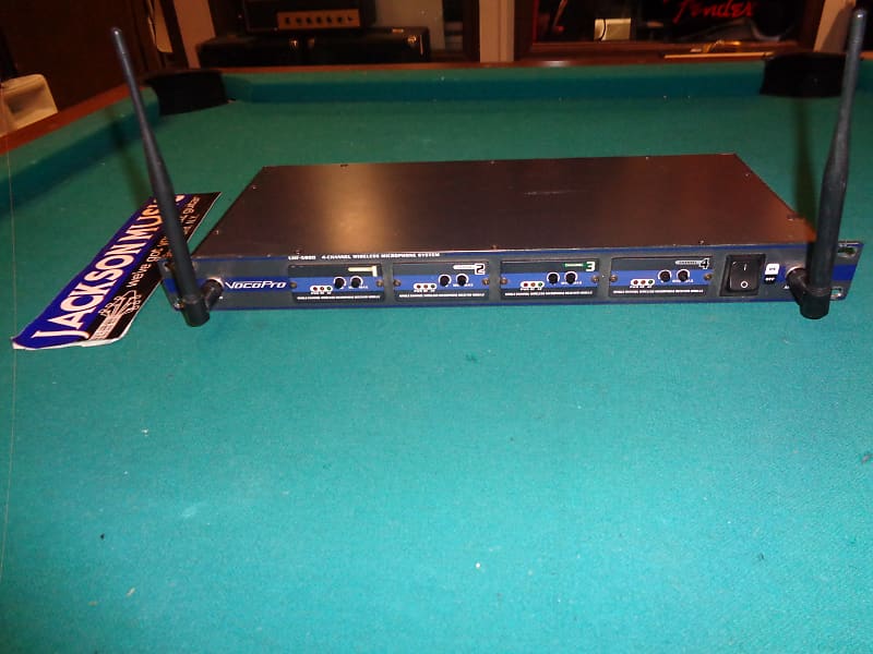 VocoPro UHF-5800 4- Channel Wireless Rack | Reverb
