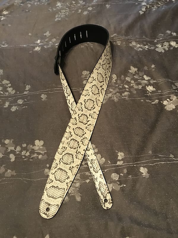 AF Designs Snake Skin Guitar Strap 3” | Reverb