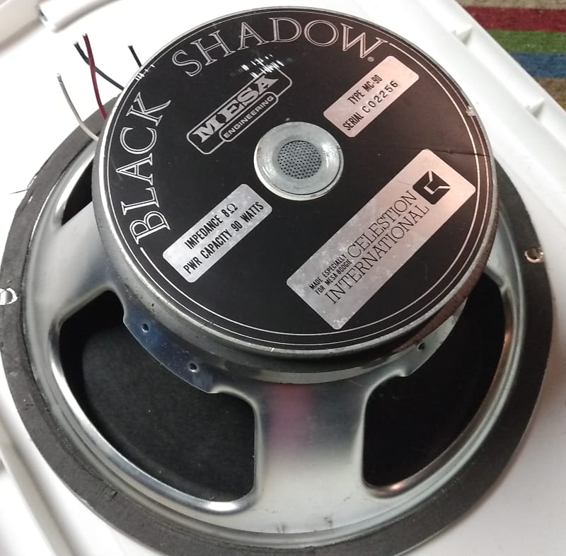 Mesa Black Shadow Speaker UK made by Celestion mid-80s | Reverb