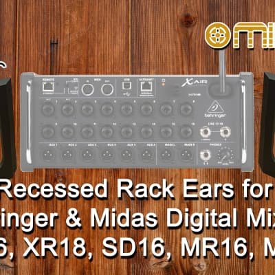 Behringer - Rack Ears for the XR18 / XR16 (set) Black | Reverb