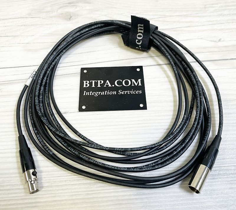 Best-Tronics Pro Audio 12 Foot TA3F Mini-XLR Female to TA3M | Reverb