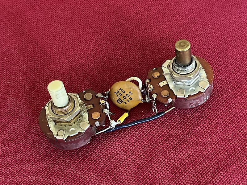 1972 Fender Telecaster guitar bass pots harness jack 1973 1 | Reverb
