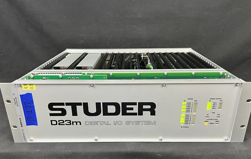 STUDER D23m Modular I/O System DANTE, AES/EBU, GPIO, SDI, | Reverb