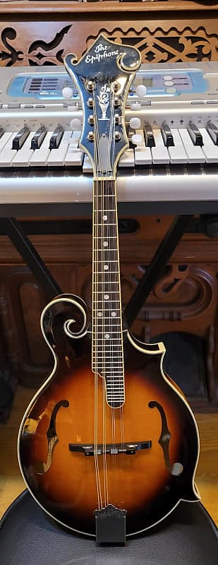 Epiphone MM-50 F-Style Mandolin With TLK Hardshell Case | Reverb