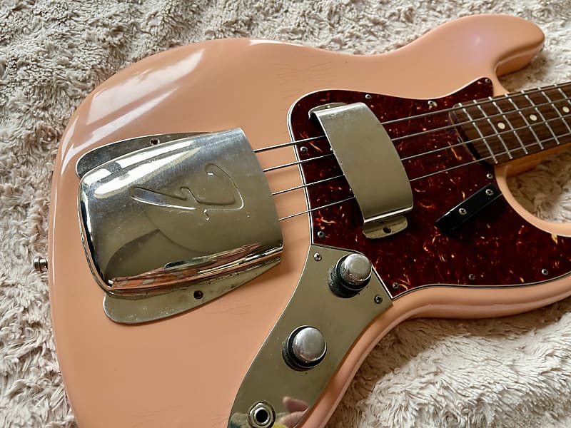 Fender / Warmoth Shell Pink ‘61 Jazz Bass tribute | Reverb UK