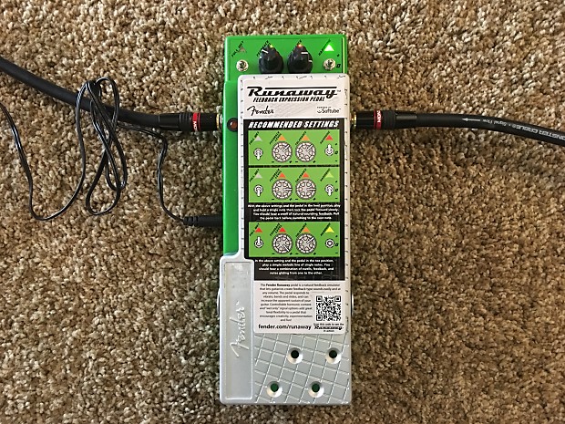 Fender Runaway Feedback Expression Pedal Discontinued Softube | Reverb