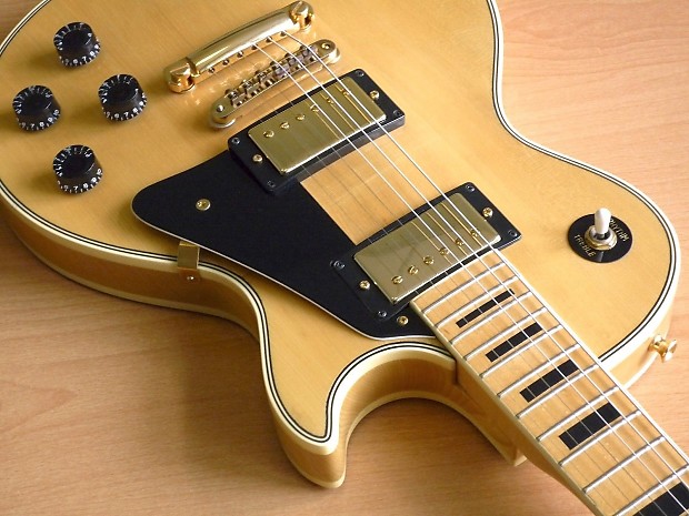 Luxor Les Paul 1975 Natural Figured Maple | Reverb