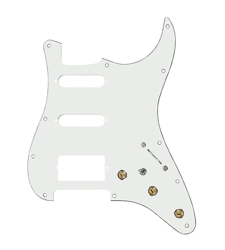 920D Custom 7 Way Pre-Wired HSS Strat Pickguard w/ Mini | Reverb