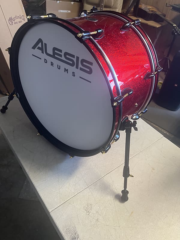 Alesis Strike pro se bass drum, electric drum kick, red | Reverb