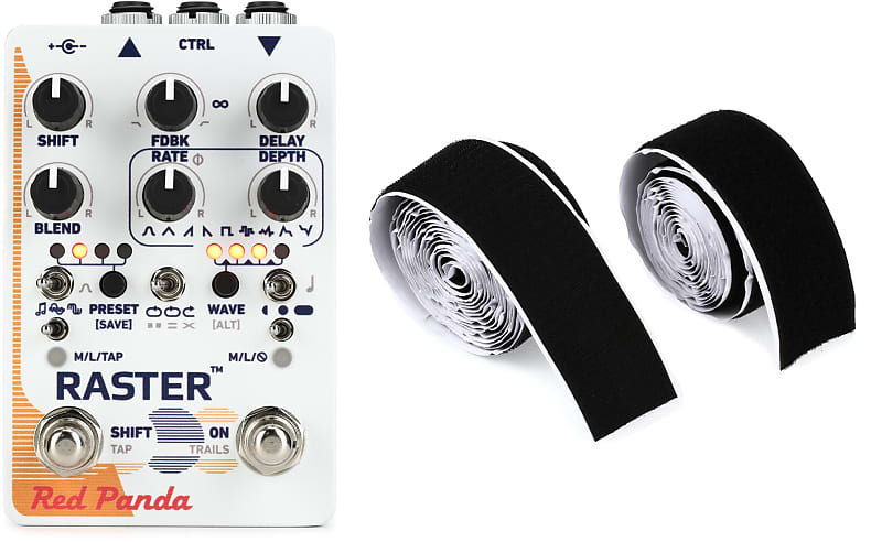 Red Panda Raster 2 Digital Delay Pedal Bundle with Pedaltrain | Reverb