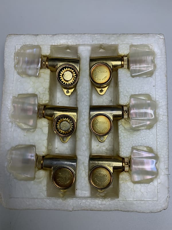 1970's Vintage Ibanez Velve-Tune Pearl Button Locking Tuner | Reverb