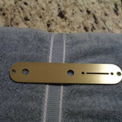 Forney Custom Tele control plate solid Brass | Reverb
