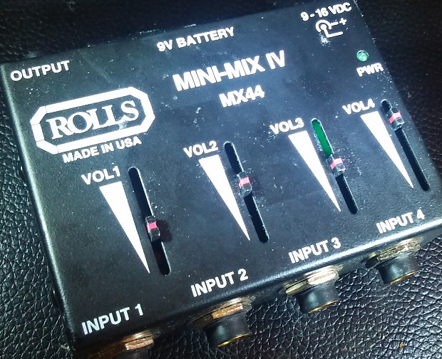 Rolls Mini-Mix IV (MX44) 4-channel powered mixer | Reverb