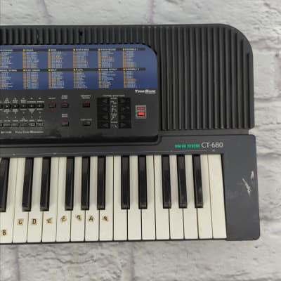 Casio CT-680 Digital Reverb 61 key Tone Bank Keyboard Vintage | Reverb
