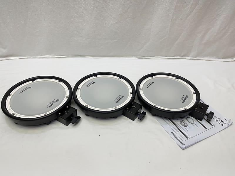 THREE Roland PDX-8 V Dual Trigger Drum Mesh Head PDX8 | Reverb