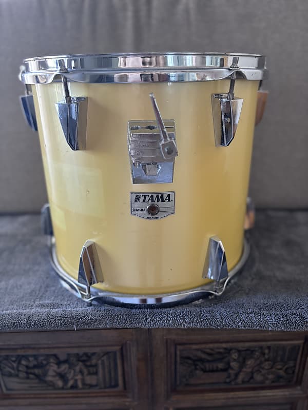 Rare Tama Granstar 13x12 1986 Tom - Silky Yellow | Reverb