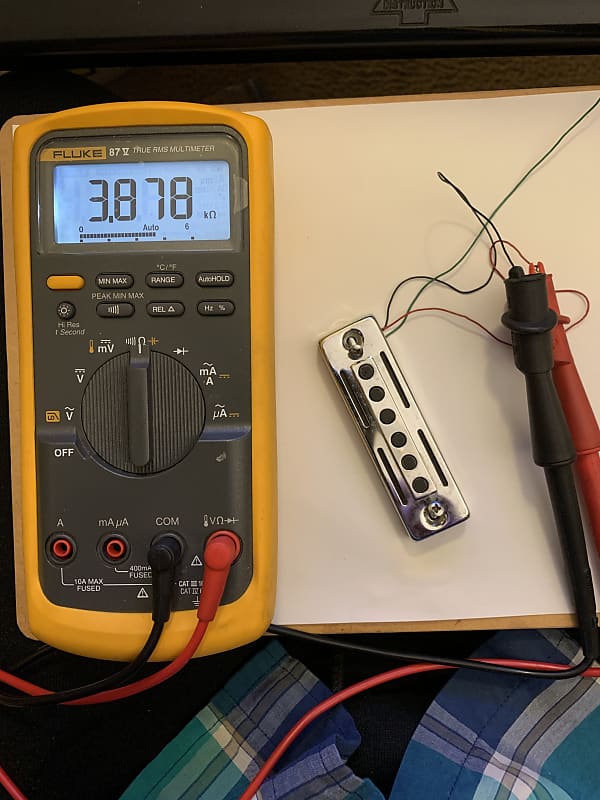 Teisco surface mount guitar pickup 3.878k | Reverb