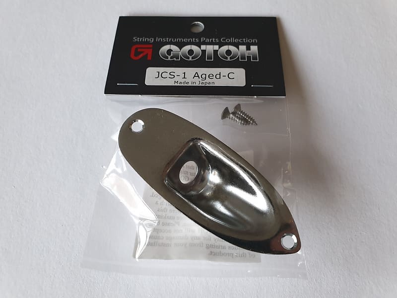 Gotoh Master Relic stratocaster Jack plate ferrule JCS-1-AC | Reverb