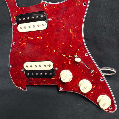 Loaded dual rails pickups pickguard with kill switch | Reverb