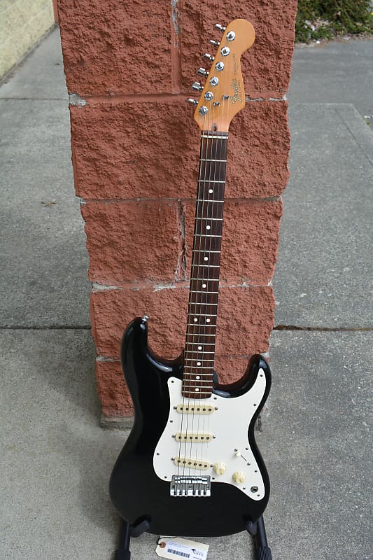 Fender Hardtail Stratocaster 1983 Gloss Black | Reverb