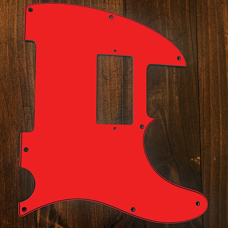 Red Telecaster style Pickguard 2021 by Carmedon(Matte), 1 | Reverb