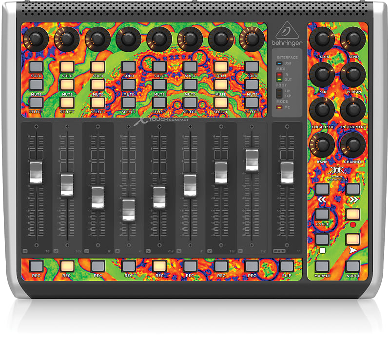 Midi Control Surface Skin Overlay Behringer X-Control Compact | Reverb