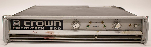 Crown Macro-Tech 600 Professional 2 Channel Stereo Power | Reverb