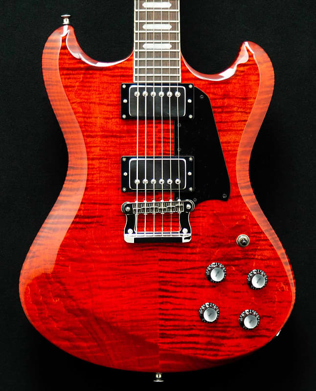 Knaggs Honga - Indian Red Burst - T2 Maple Top 2023 - Gloss - | Reverb