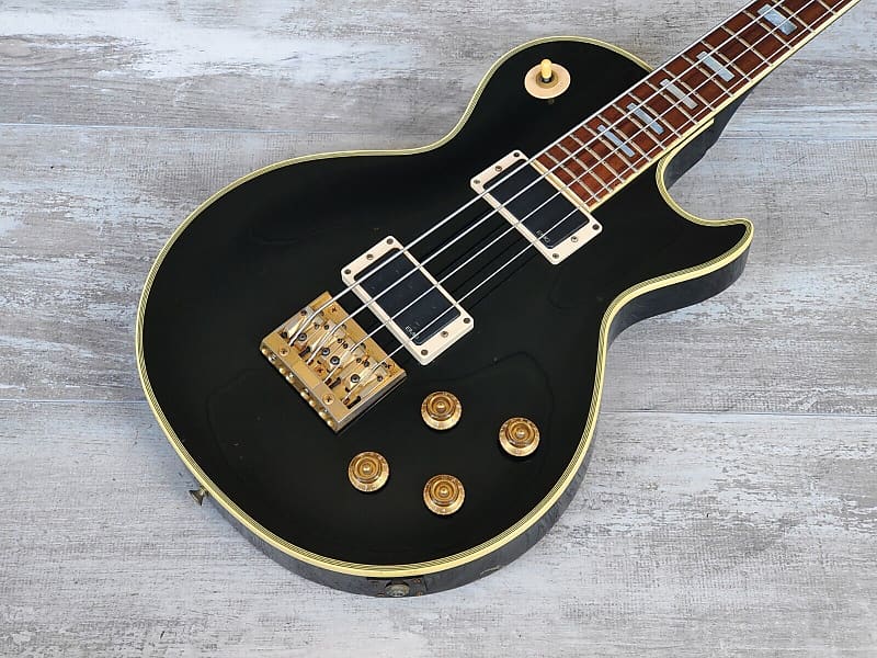 1992 Greco Japan EGB-850 Les Paul Custom Short Scale Bass | Reverb