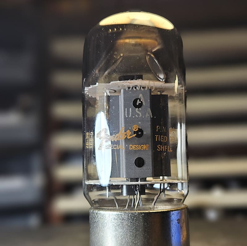 6550a 6550 GE Fender Metal Base power Tube Valve | Reverb