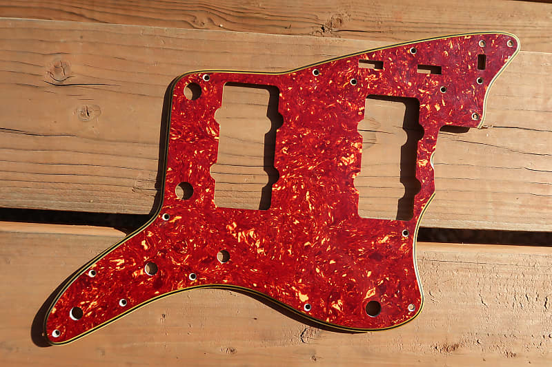 62 Fender Jazzmaster 1962 thru 1971 Red Tortoise / Celluloid | Reverb