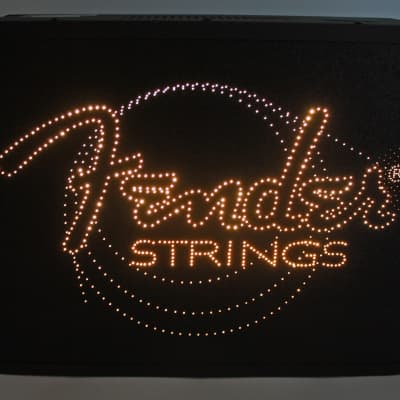 Fender Strings Fiber Optic Display 1999 Black | Reverb