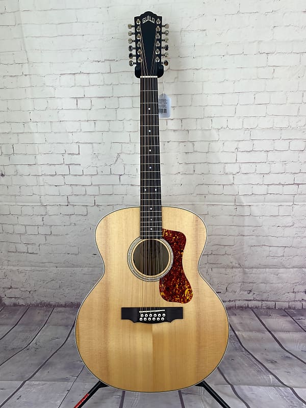 GUILD F-2512E JUMBO ACOUSTIC GUITAR 12-STRING W/BAG | Reverb