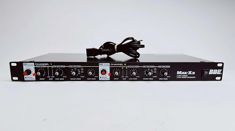 BBE Max-X3 2-Way Stereo/3-Way Mono Crossover | Reverb