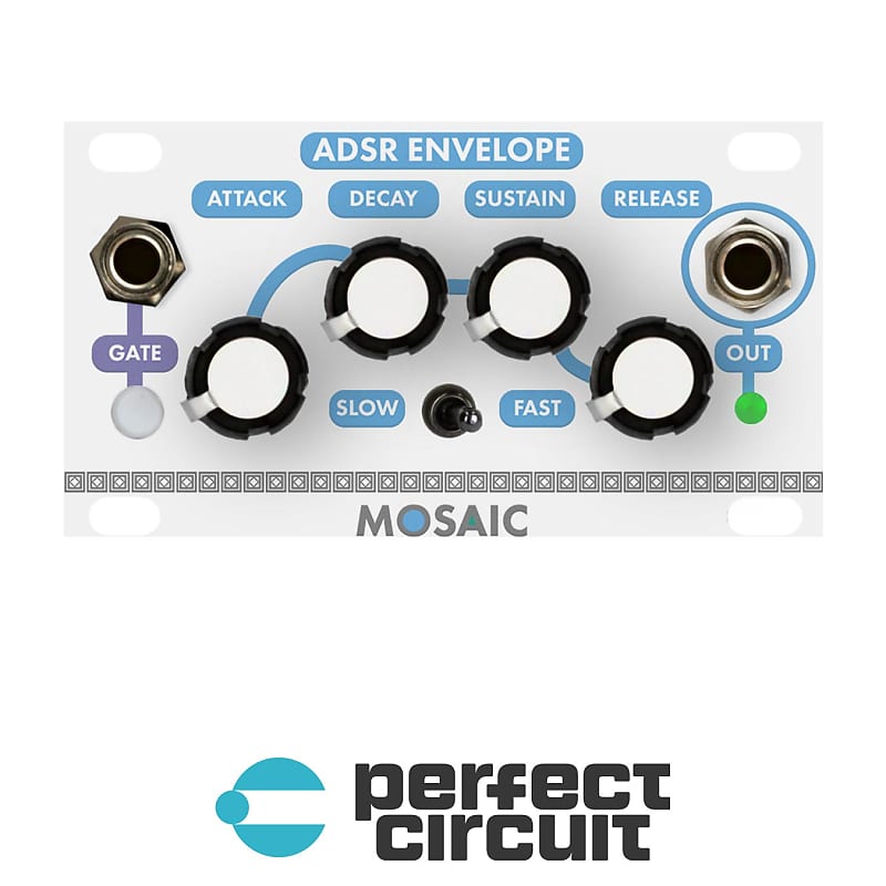 Mosaic ADSR Envelope Generator (White) | Reverb