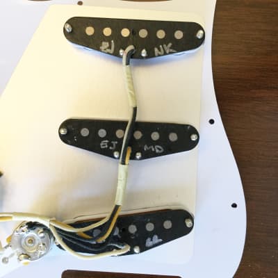 Fender Eric Johnson Pickups Loaded in Pink Pickguard | Reverb