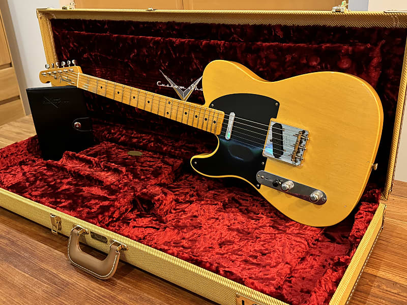 Fender Custom Shop 52 Telecaster Relic Left Handed Lefthand | Reverb