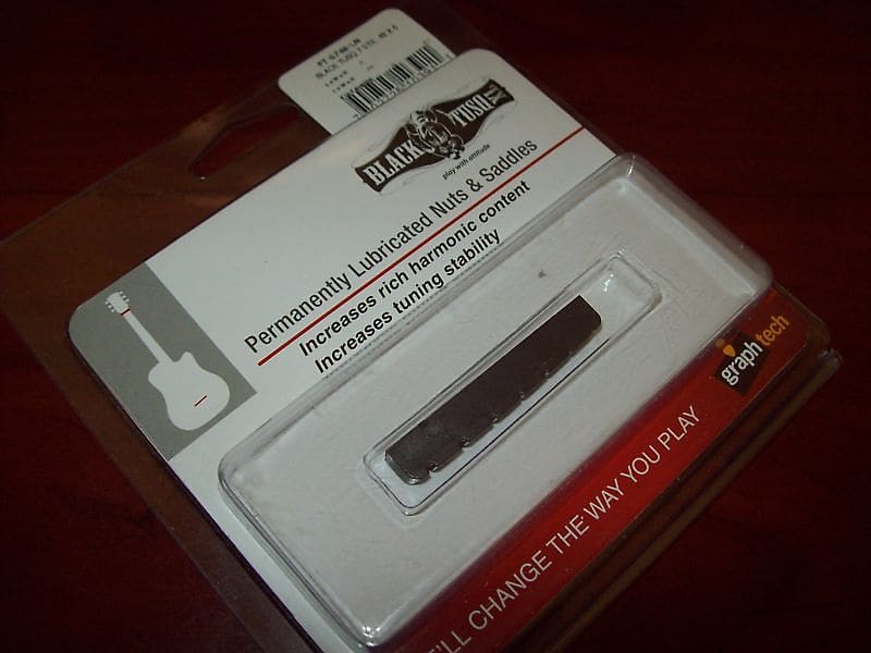 Graph Tech LEFTY 7-String Nut For Schecter - BLACK TUSQ XL, | Reverb