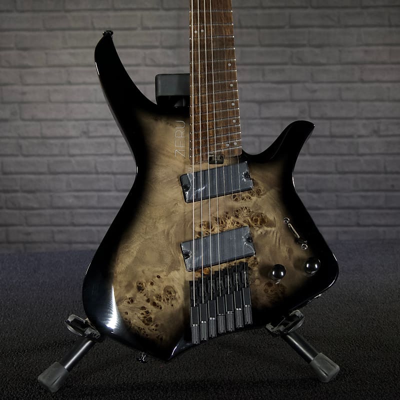 ZERU Guitars Headless 7-String Multiscale Guitar (Terra | Reverb