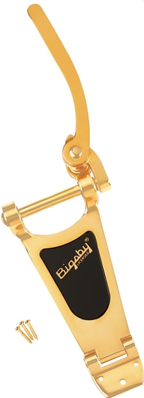 Bigsby B60 Vibrato Tailpiece with Tremolo Bar, Gold | Reverb