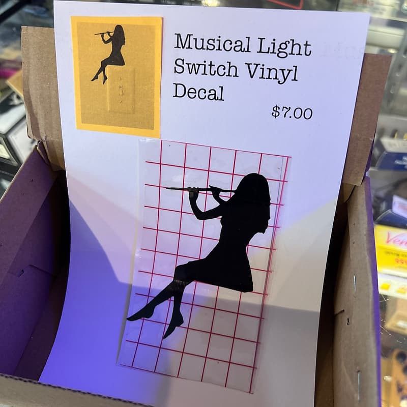 Musical Light Switch Vinyl Decal | Reverb