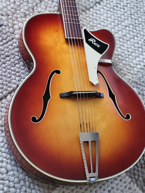 Alte Gitarre Guitar Rex Archtop 1950s Made in Germany | Reverb