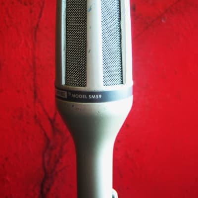 Vintage 1980's Shure SM59 dynamic cardioid microphone Lo Z | Reverb