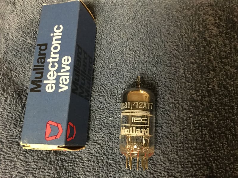Mullard 12at7 / ECC81 1950’s - 1960’s Glass | Reverb