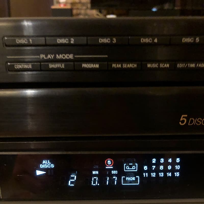 Sony CDP-C312M Multiple CD Player 1991 - Black | Reverb