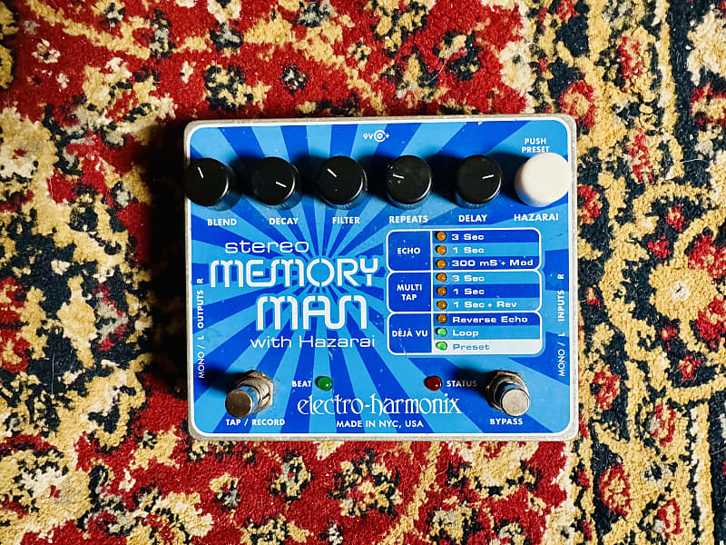 Electro-Harmonix Stereo Memory Man With Hazarai Digital Delay | Reverb