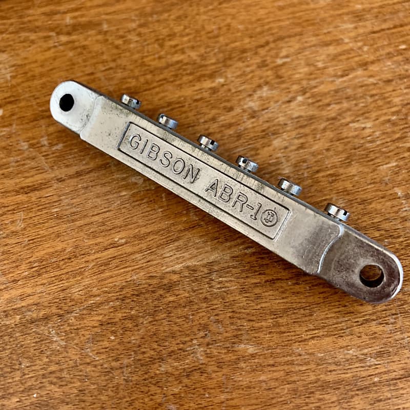 Gibson ABR-1 No Wire Tune-O-Matic Bridge 1958-1962 Nickel | Reverb