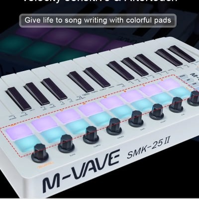 M-vave SMK-25 II Midi Keyboard Controller,25 | Reverb Australia