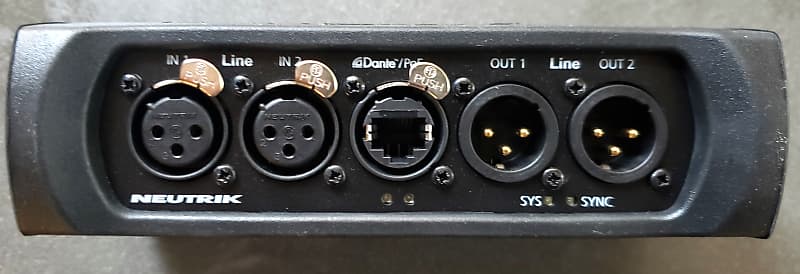Neutrik NA2-IO-DLINE 2x2 Line Level to Dante Breakout Box | Reverb