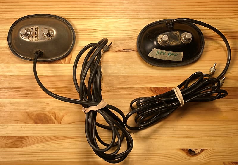 Fender Reverb and Vibrato footswitch pair | Reverb